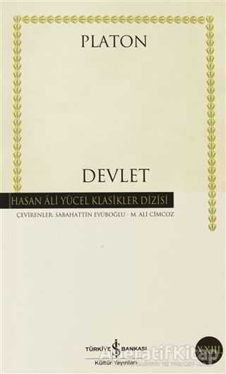 Devlet - Platon (Eflatun) - İş Bankası Kültür Yayınları