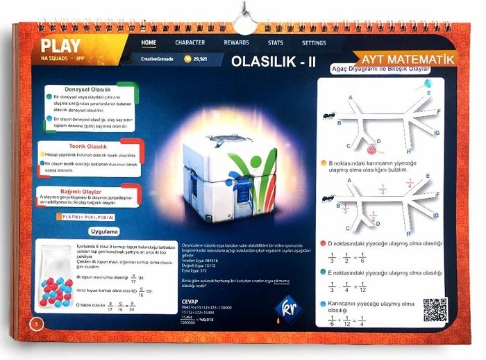 KR Akademi AYT Matematik Poster Notlar - Ucuzkitapal